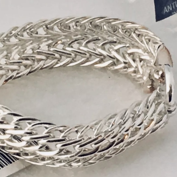 Orme | Jewelry | Orme Woven Or Braided 925 Sterling Silver Bracelet | Poshmark